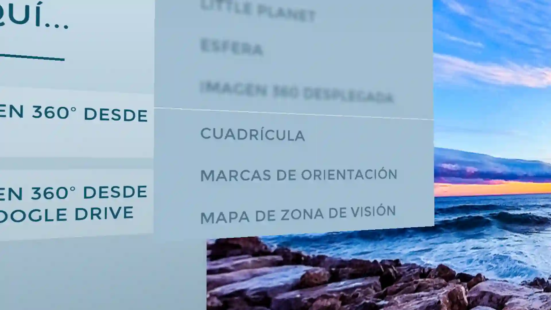 360 image visual helpers - Visor360.net