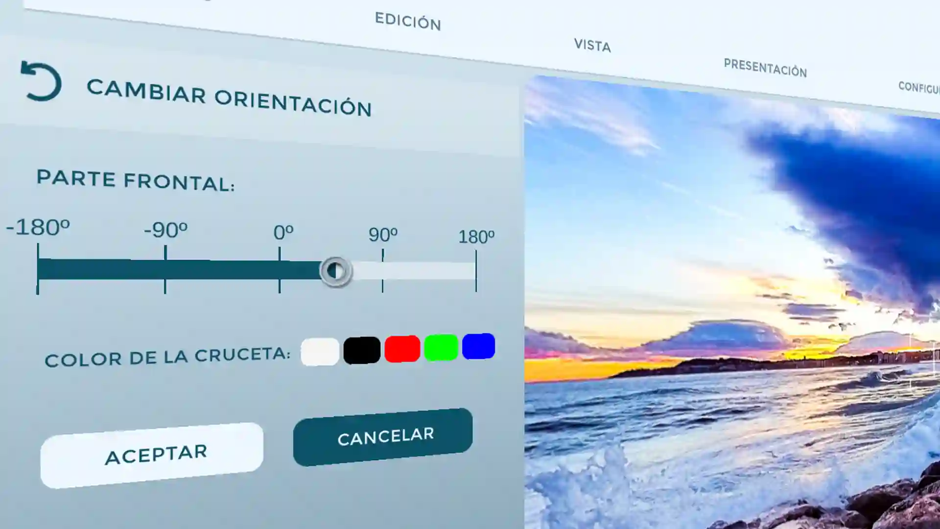 Change 360 IMAGE orientation - Rotate your photo with Visor360